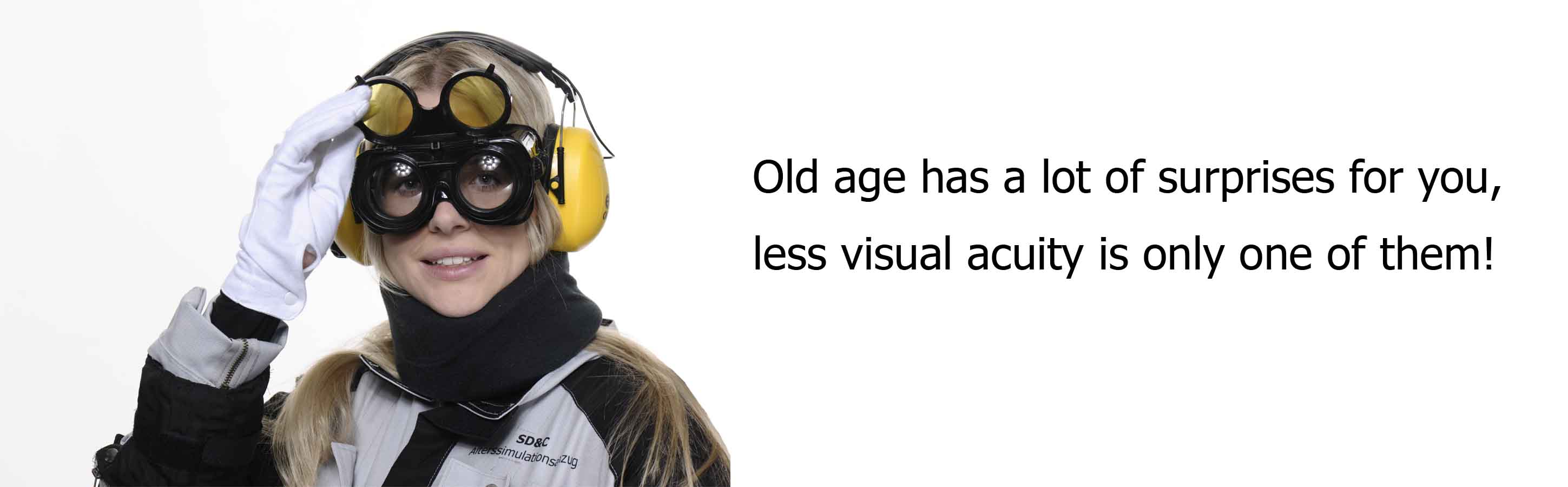 Less Visual Acuity In Old Age